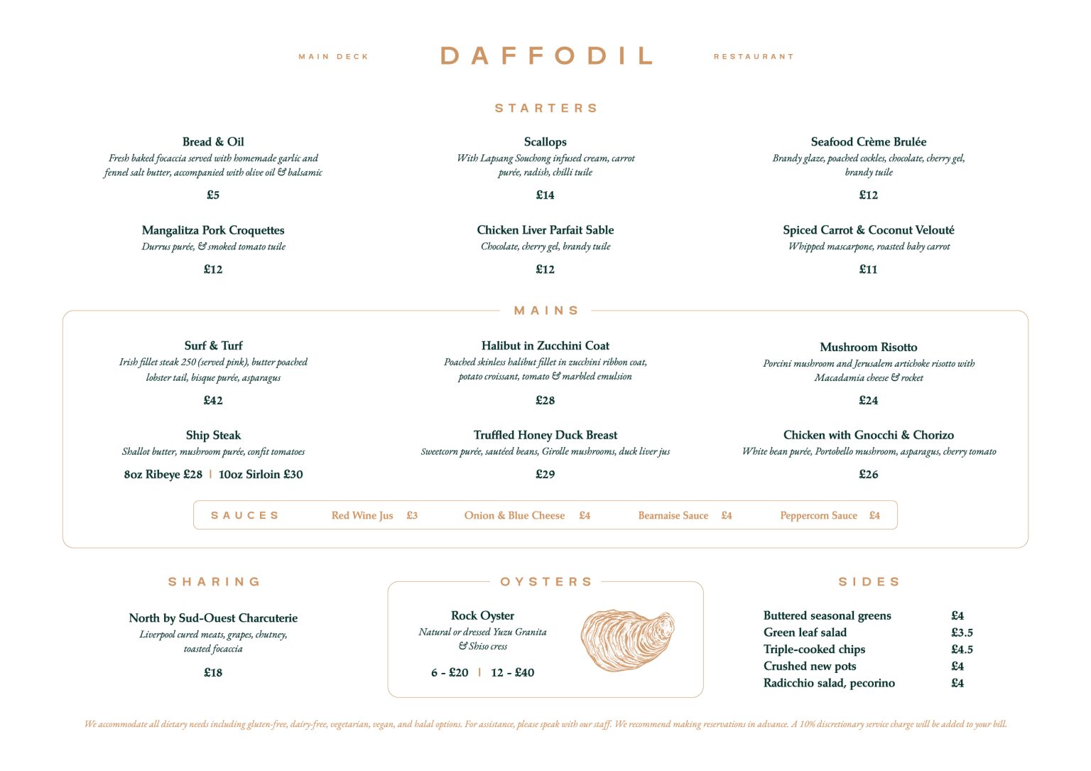 Exclusive Menu Launch - Daffodil