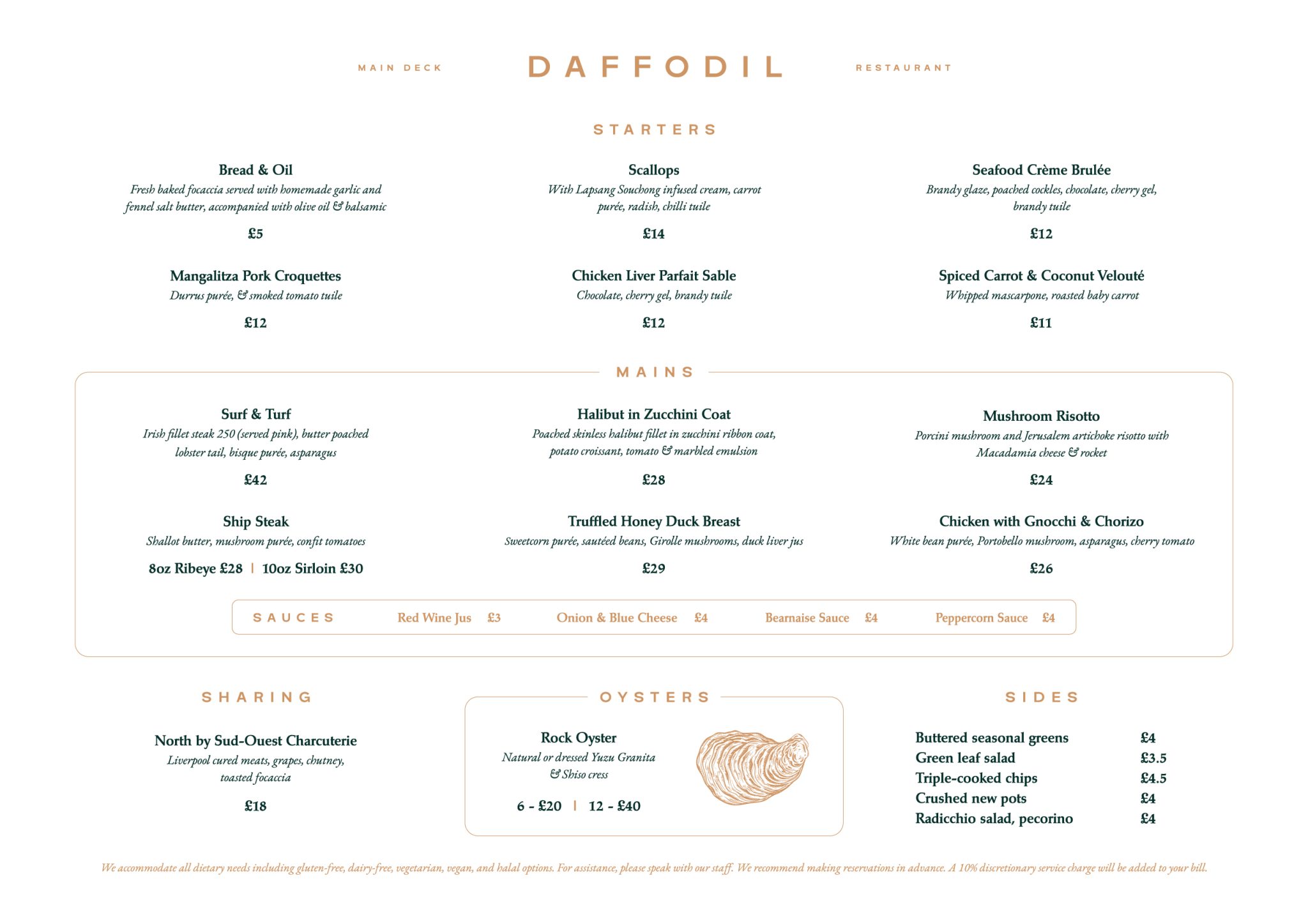 Exclusive Menu Launch - Daffodil