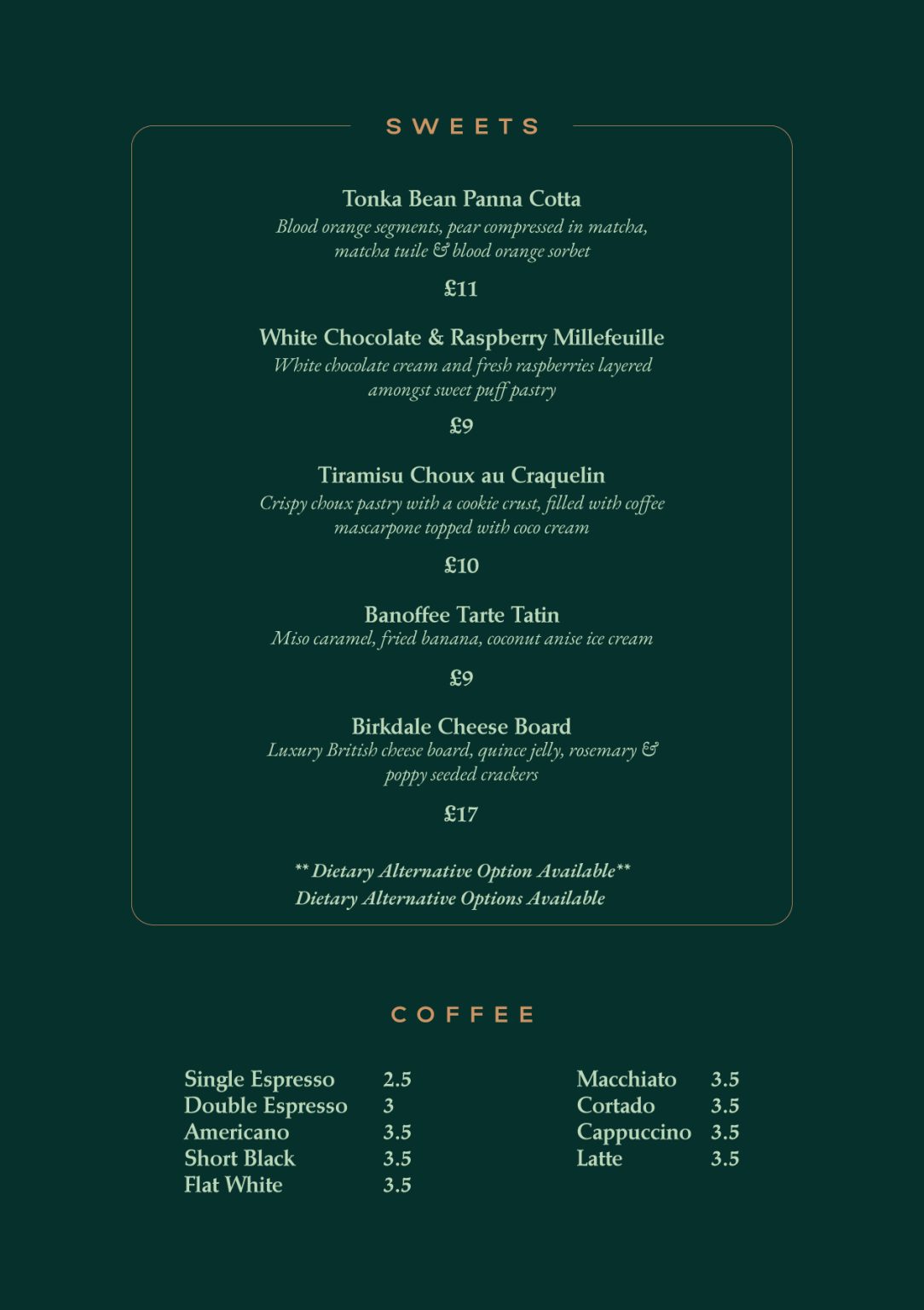 Exclusive Menu Launch - Daffodil